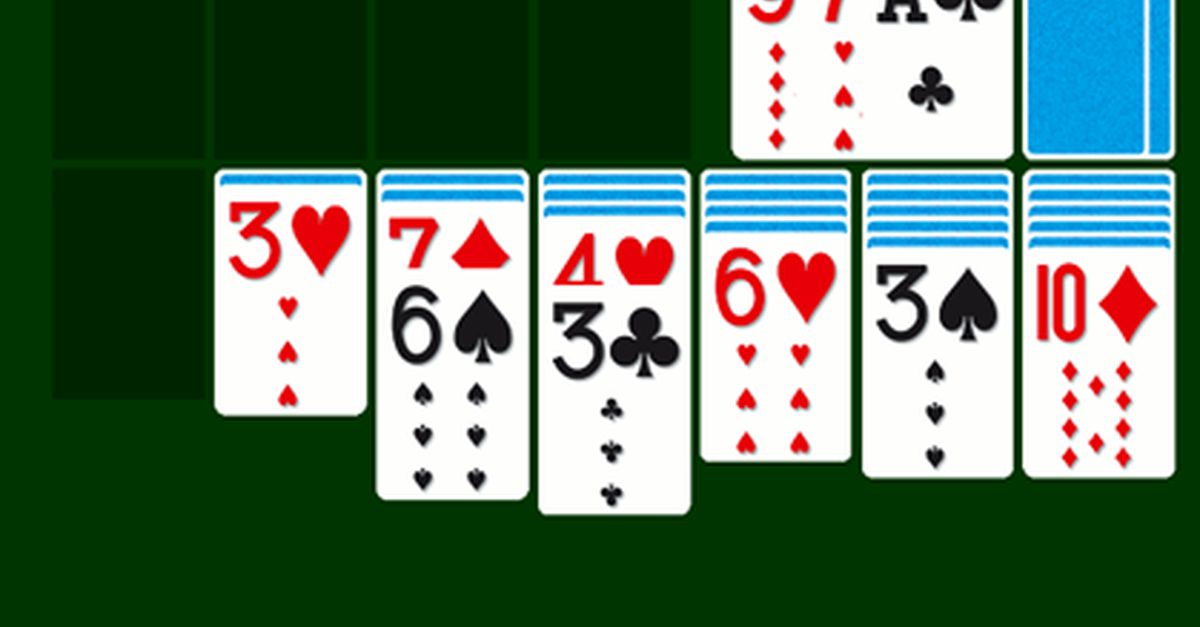 Klondike basic-7 kabale - Spil gratis på GratisSpille.dk